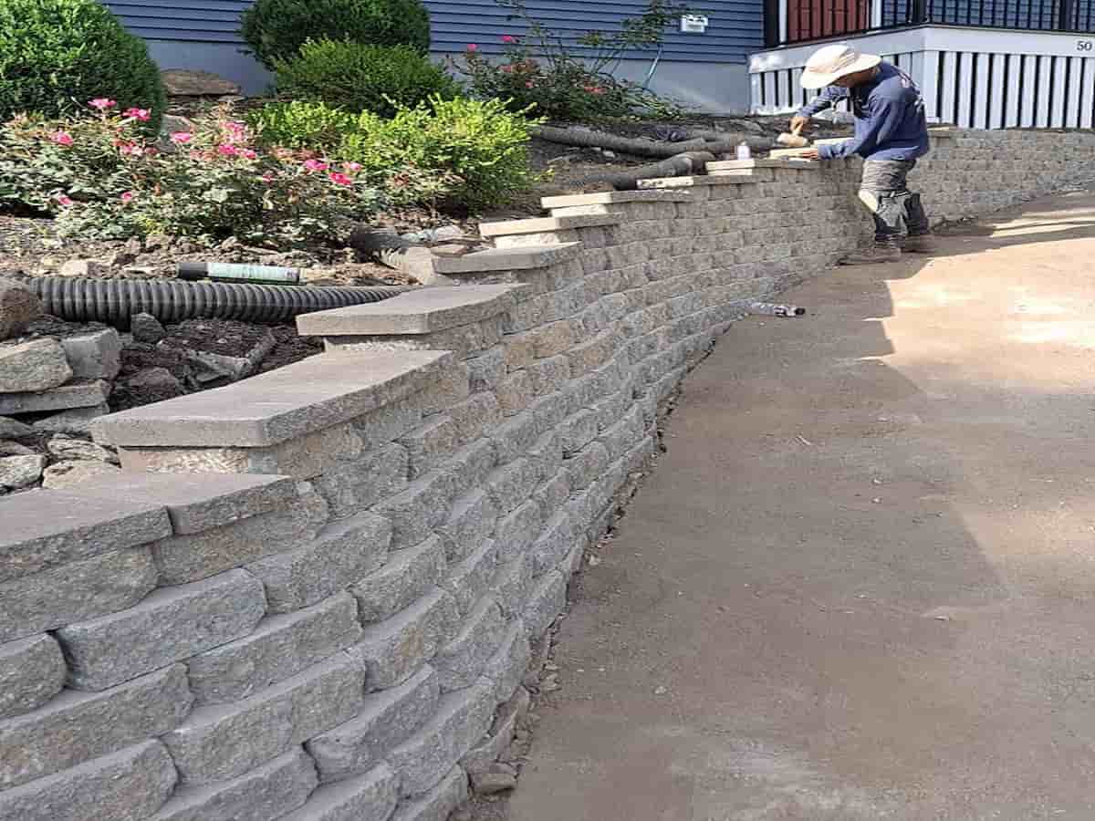 Retaining Wall Services - EBL Landscape & Construction